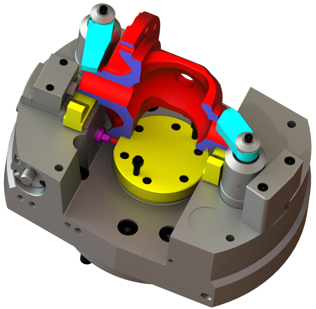 Heli-Clamp Chuck with radial location for turning of differential case ...