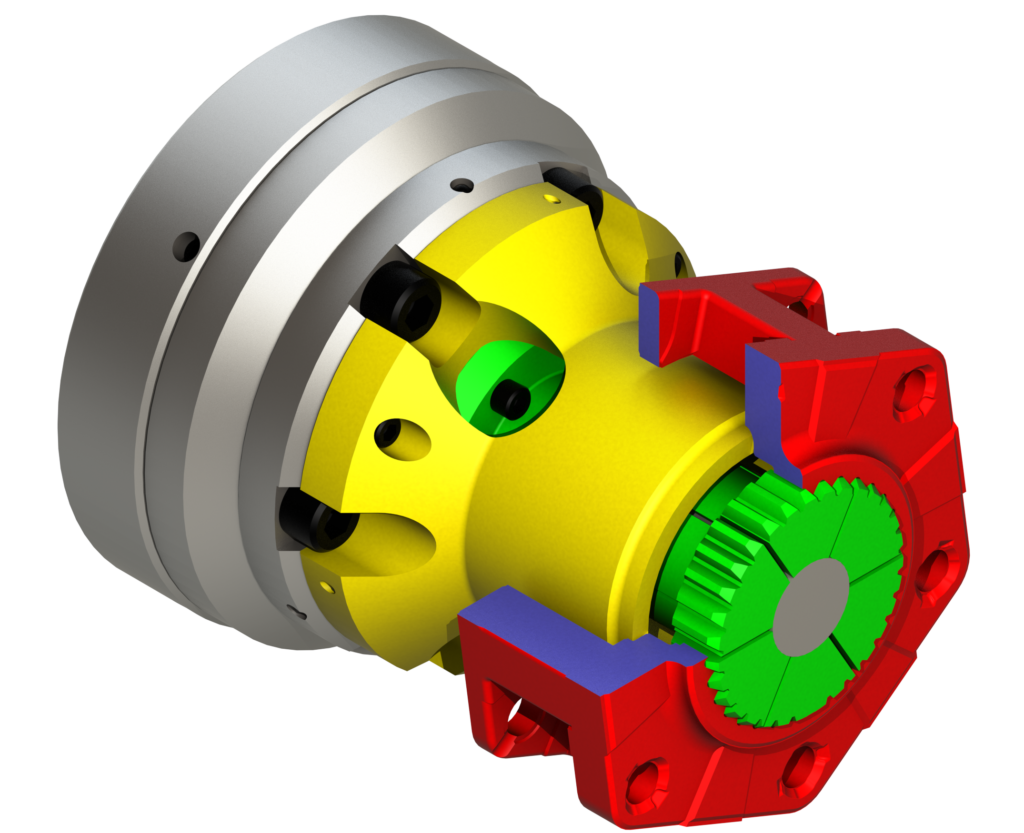 Spline Collet Chuck gripping on the ID pitch diameter. | MP Tool ...